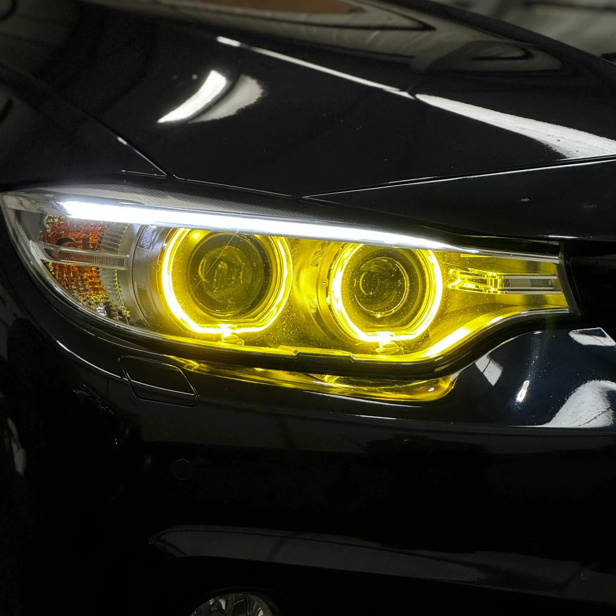 CSL YELLOW DAYTIME RUNNING LIGHTS LED BMW M3/M4 F80/F82/F83 XENON – DC ...