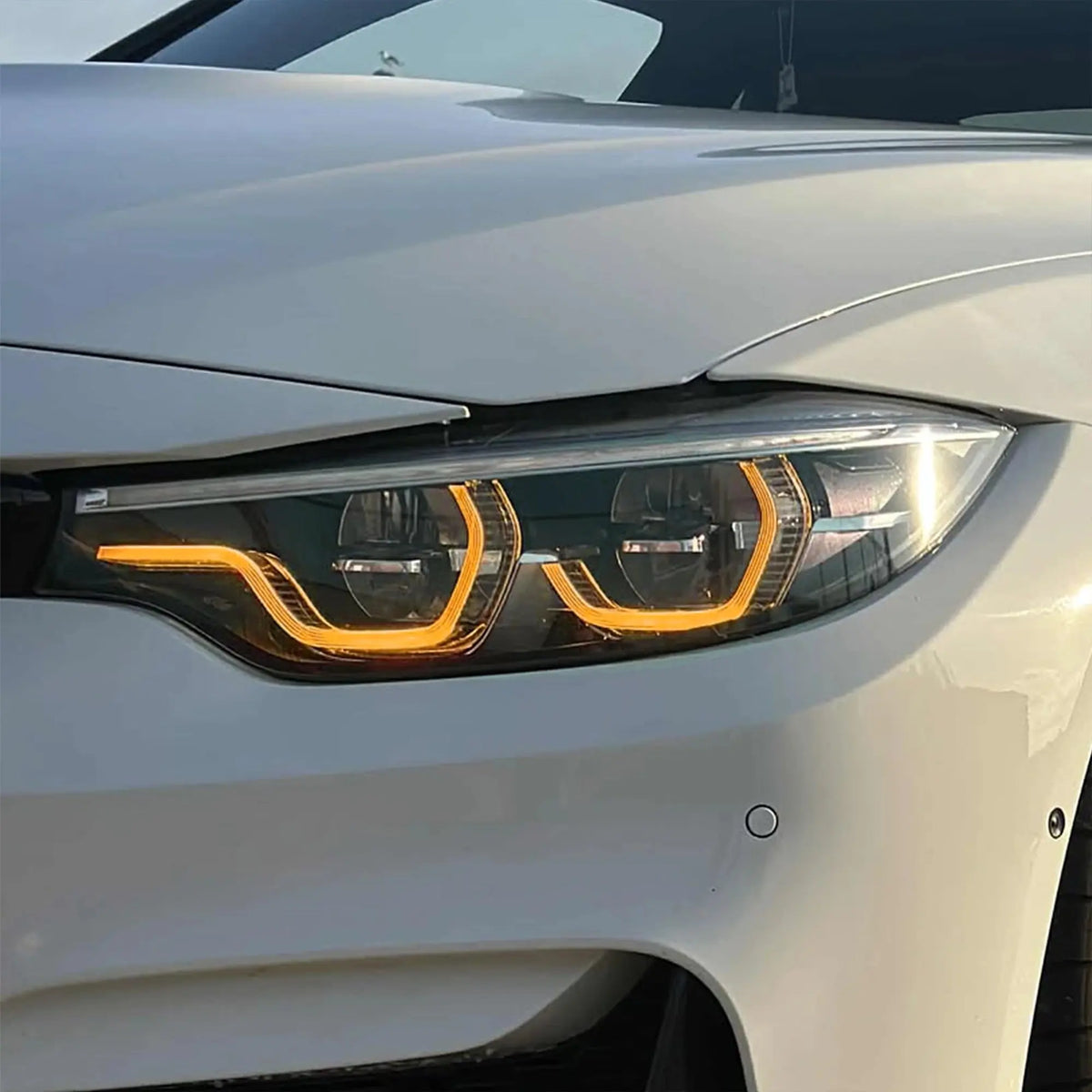 BMW M3 | M4 | AMBER DAYTIME RUNNING LIGHTS LED | F80 F82 F83 | ICON V2 ...