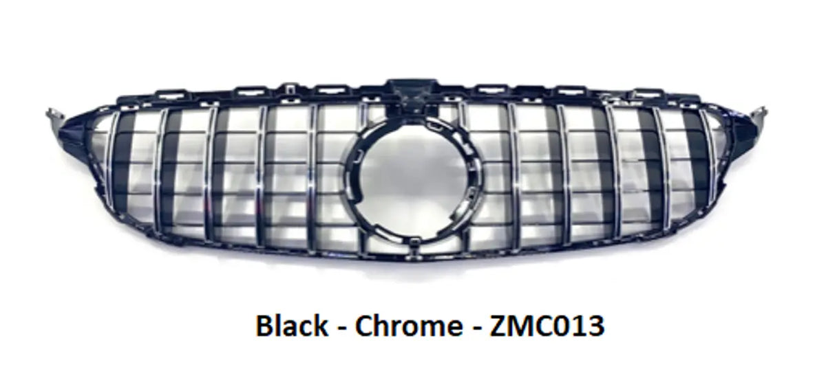 Zunsport Mercedes C Class W205 AMG GT-R Panamericana Style Front Grill ...