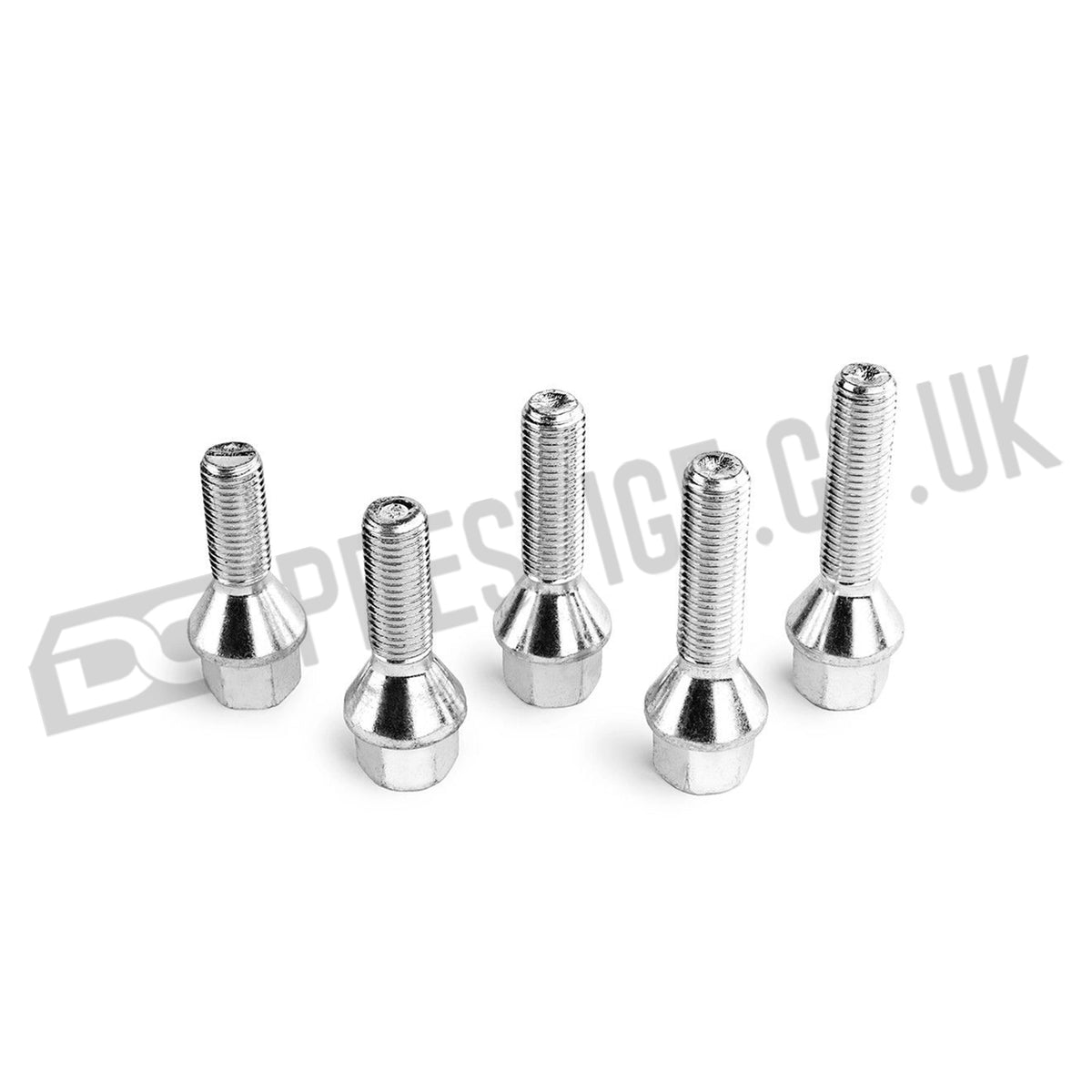 Bimecc Steel Wheel Bolts (Chrome) Tapered - Mini Cooper S/JCW R53 (10p ...