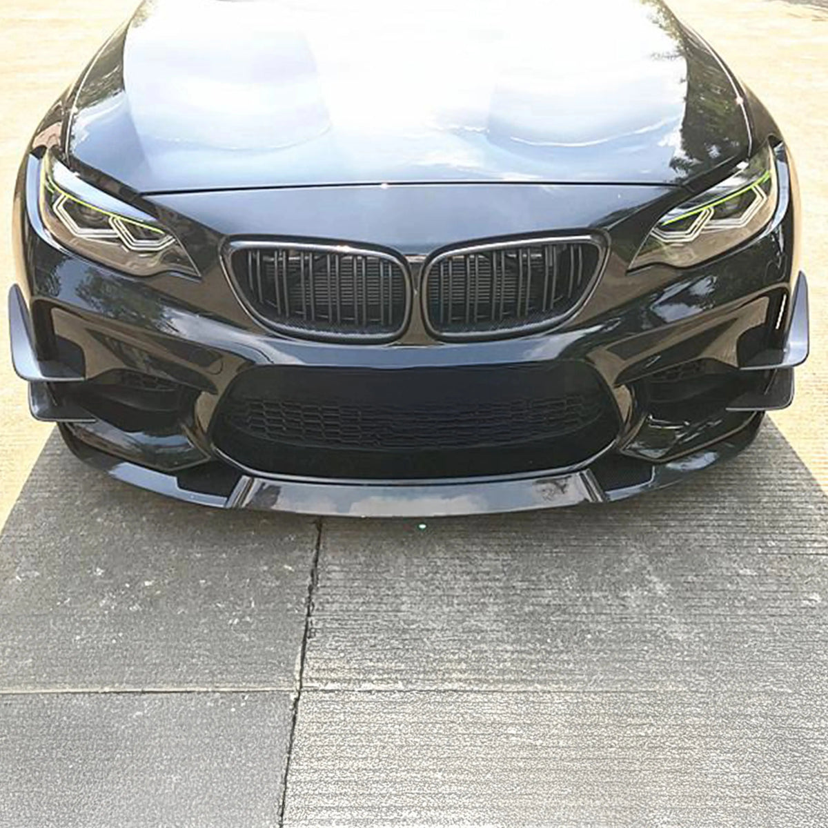 BMW M2 | CARBON FIBRE FRONT SPLITTER M4CS STYLE | F87 NON-COMP | 16-18 ...