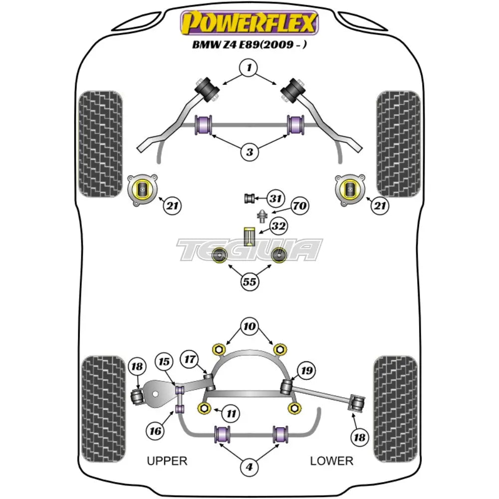 Powerflex Road Series Rear Subframe Front Bush BMW Z4 E89 09-16 – DC ...